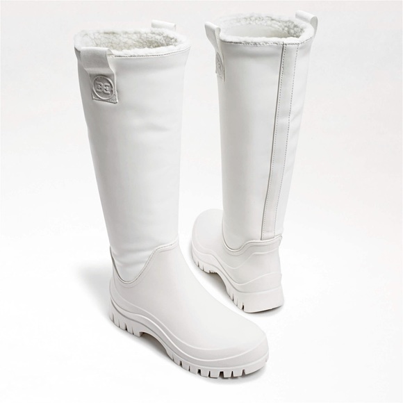 Sam Edelman | Shoes | Sam Edelman Lessie White Tall Shearling Rain ...